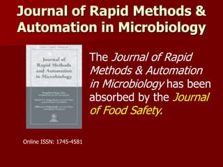 Automation in microbiology, changing concept and defeating challenges ...