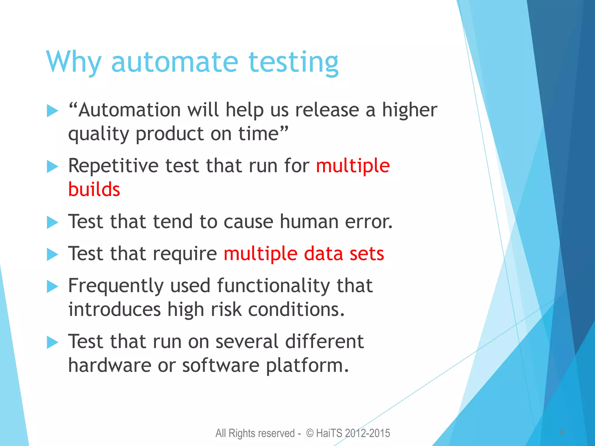Automation Testing Introduction For Fujinet Ppt