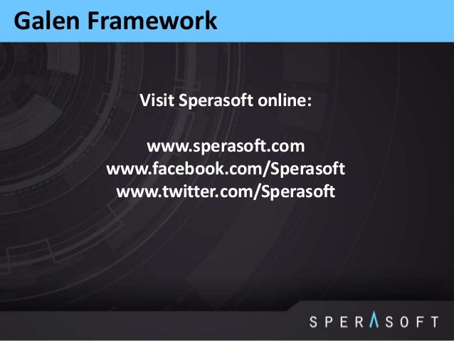 Automated layout testing using Galen Framework Automated layout testing using Galen Framework