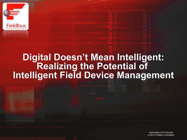 Realizing the Potential of Intelligent Device Management | PPT