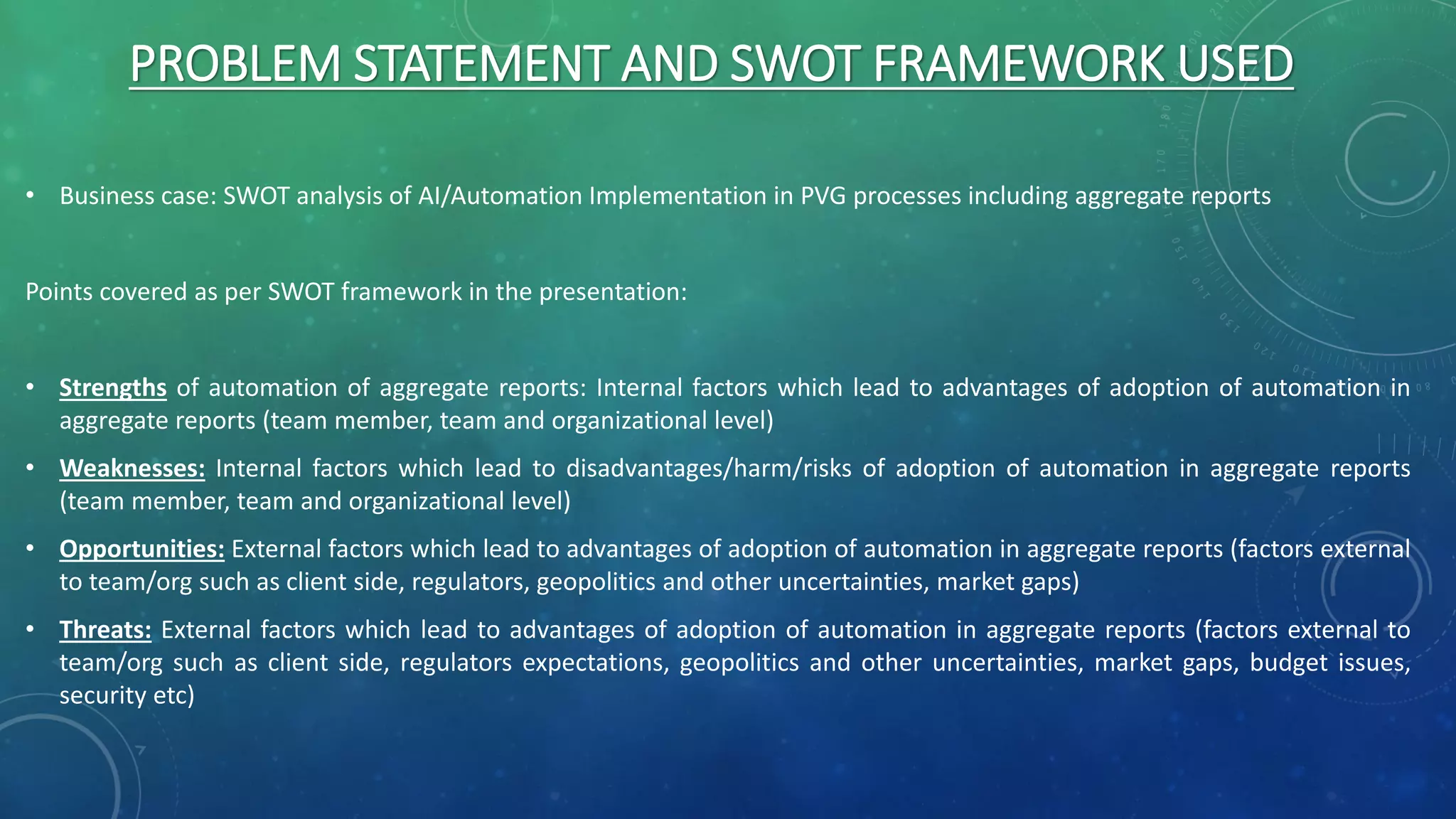 Automation of aggregate reports_SWOT analysis_Aditi_14Feb2023.pdf