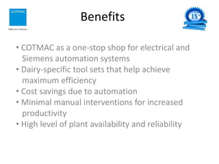 Dairy Process Automation | PPTX