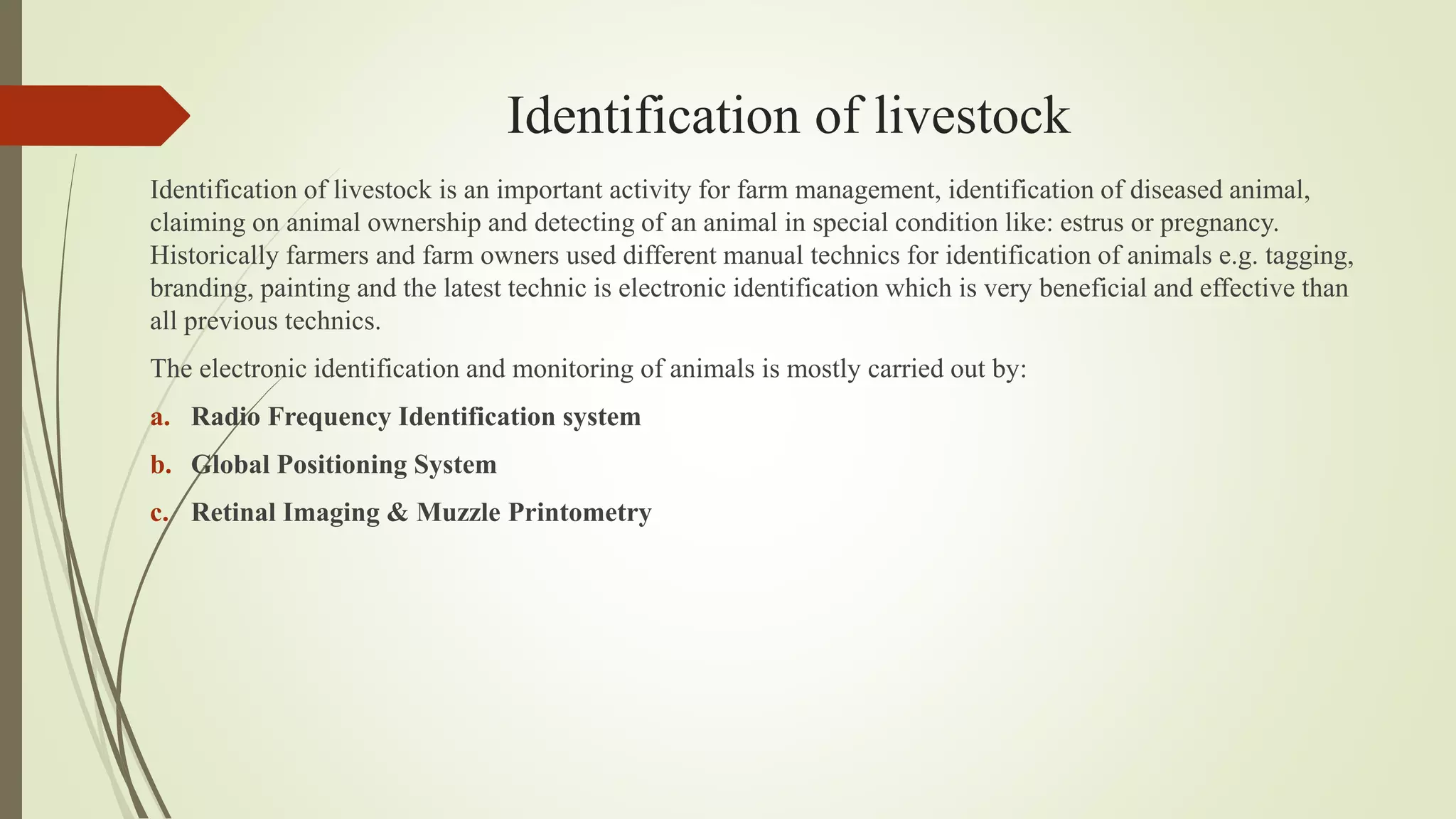 Automation of livestock production system | PPTX