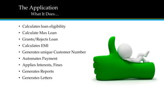 Automation of loan generation and servicing | PPT