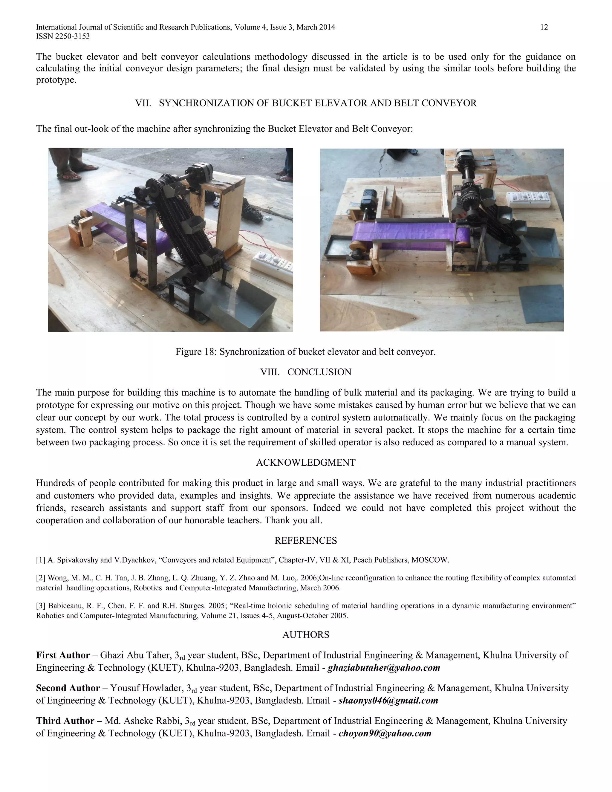 Automation of material_handling_with_buc | PDF | Logistics and Transportation Industry | Industries