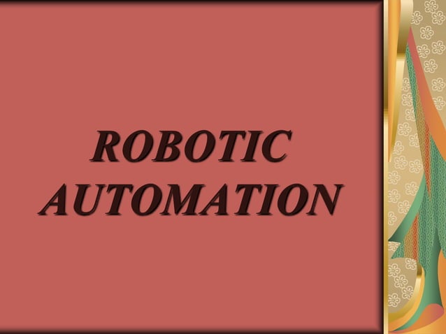 Automation of microbiology | PPT