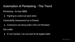 Automation of Penetration Testing | PDF