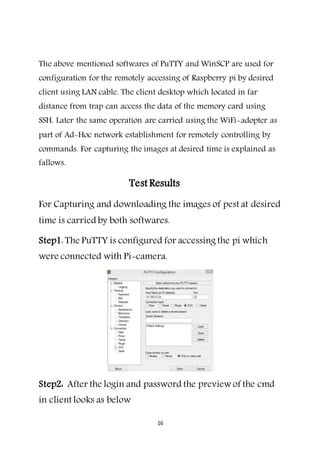 Automation of pheromone traps | DOCX | Technology & Computing