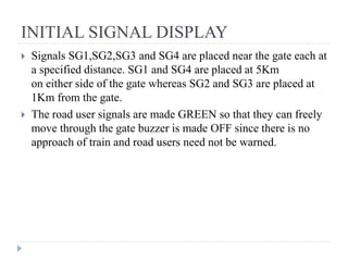 Automation of railway gate using verilog presentation | PPTX