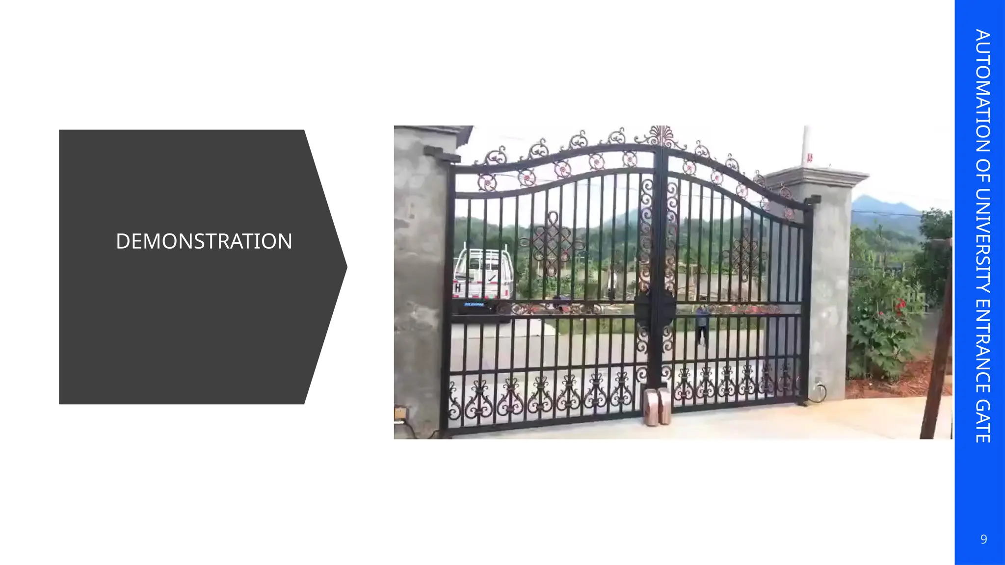 AUTOMATION OF UNIVERSITY ENTRANCE GATE.pptx