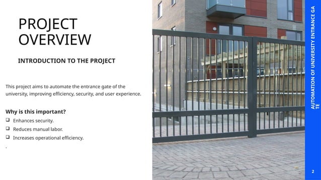 AUTOMATION OF UNIVERSITY ENTRANCE GATE.pptx