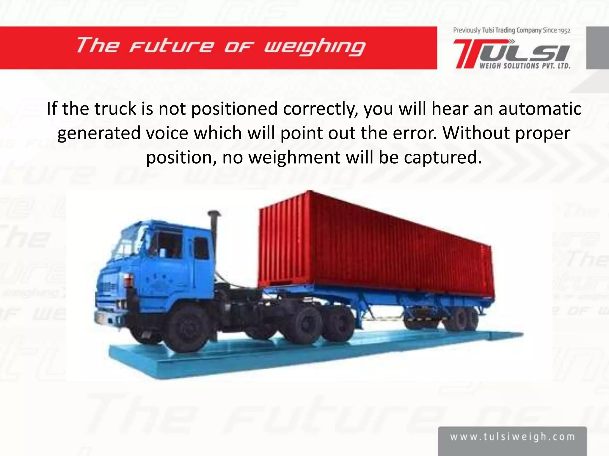 Automation of weighbridge | PPTX