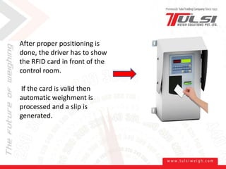 Automation of weighbridge | PPTX