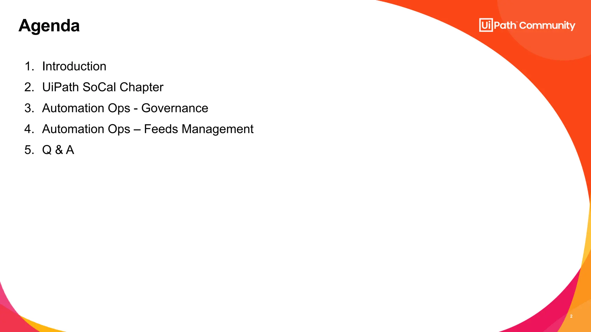 Automation Ops Series: Session 2 - Governance for UiPath projects | PPTX