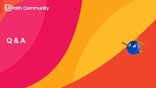 Automation Ops Series: Session 2 - Governance for UiPath projects | PPTX