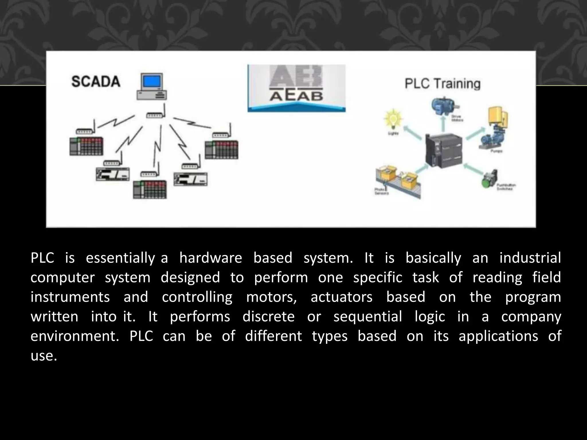 PLC and SCADA Training | PPT