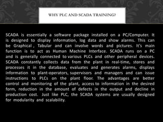 PLC and SCADA Training | PPT