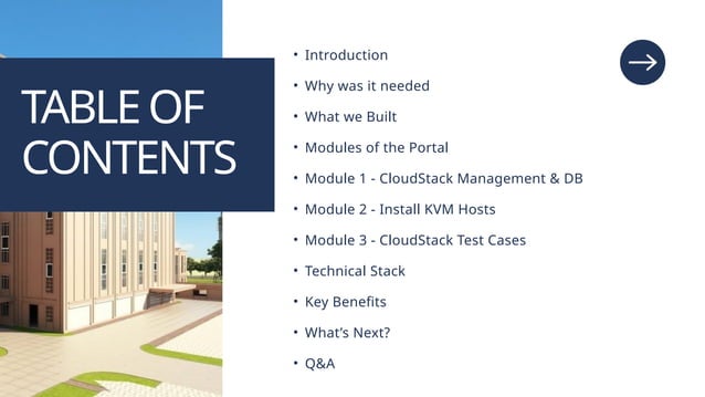 Simplifying End To End Apache Cloudstack Deployment With A Web Based Automation Portal Pptx
