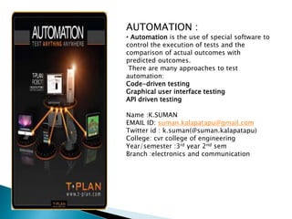 Automation Testing | PPT
