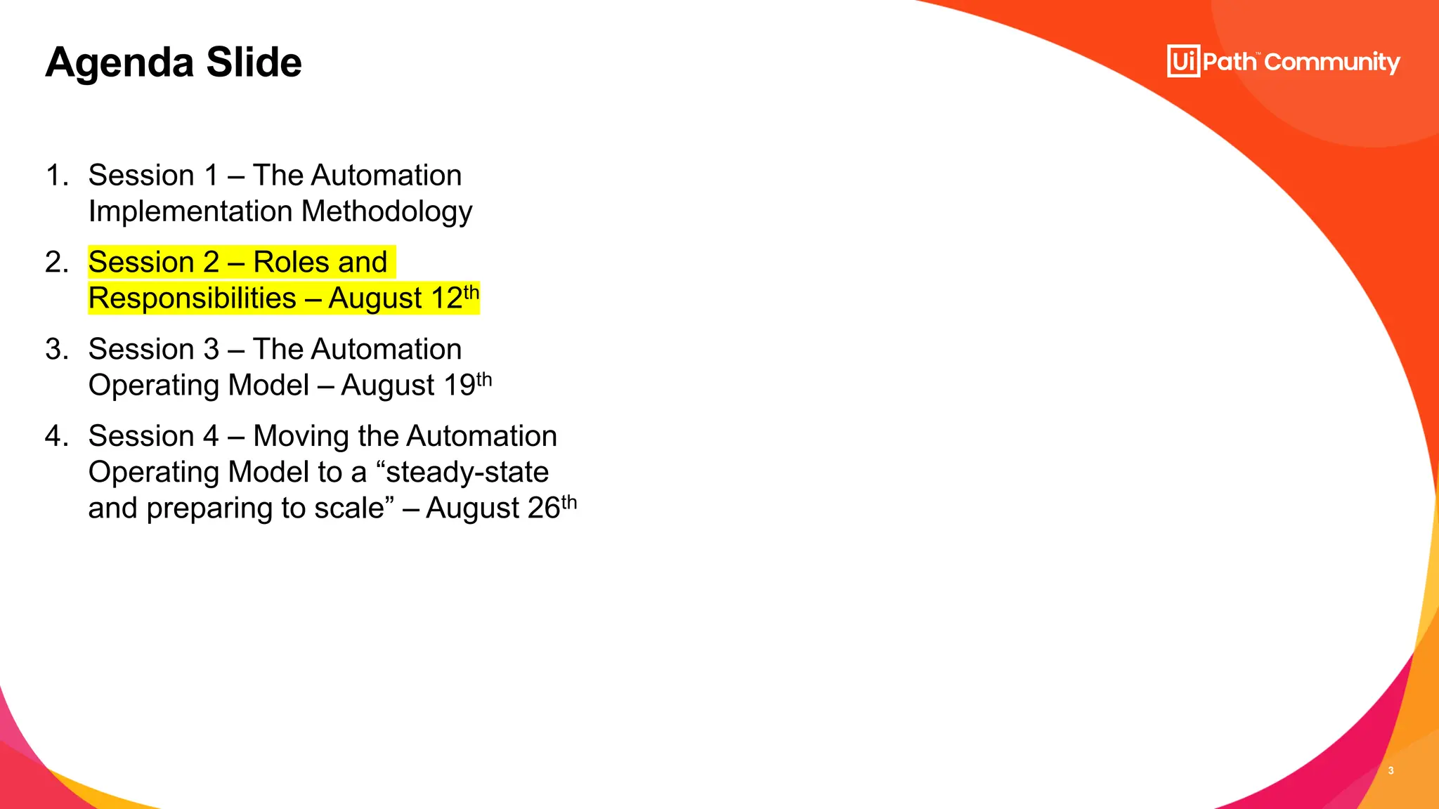 Automation Project Management And Operating Model 2 The Roles And