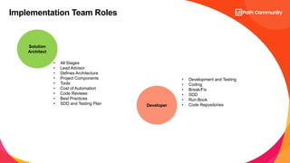 Automation Project Management and Operating Model 2: The Roles and ...