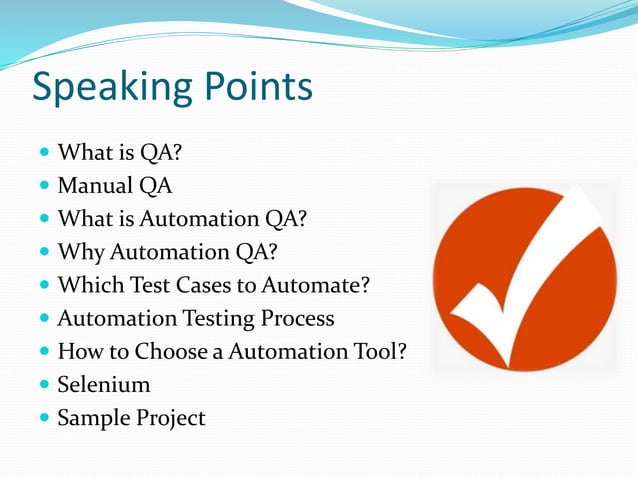 Automation qa | PPT
