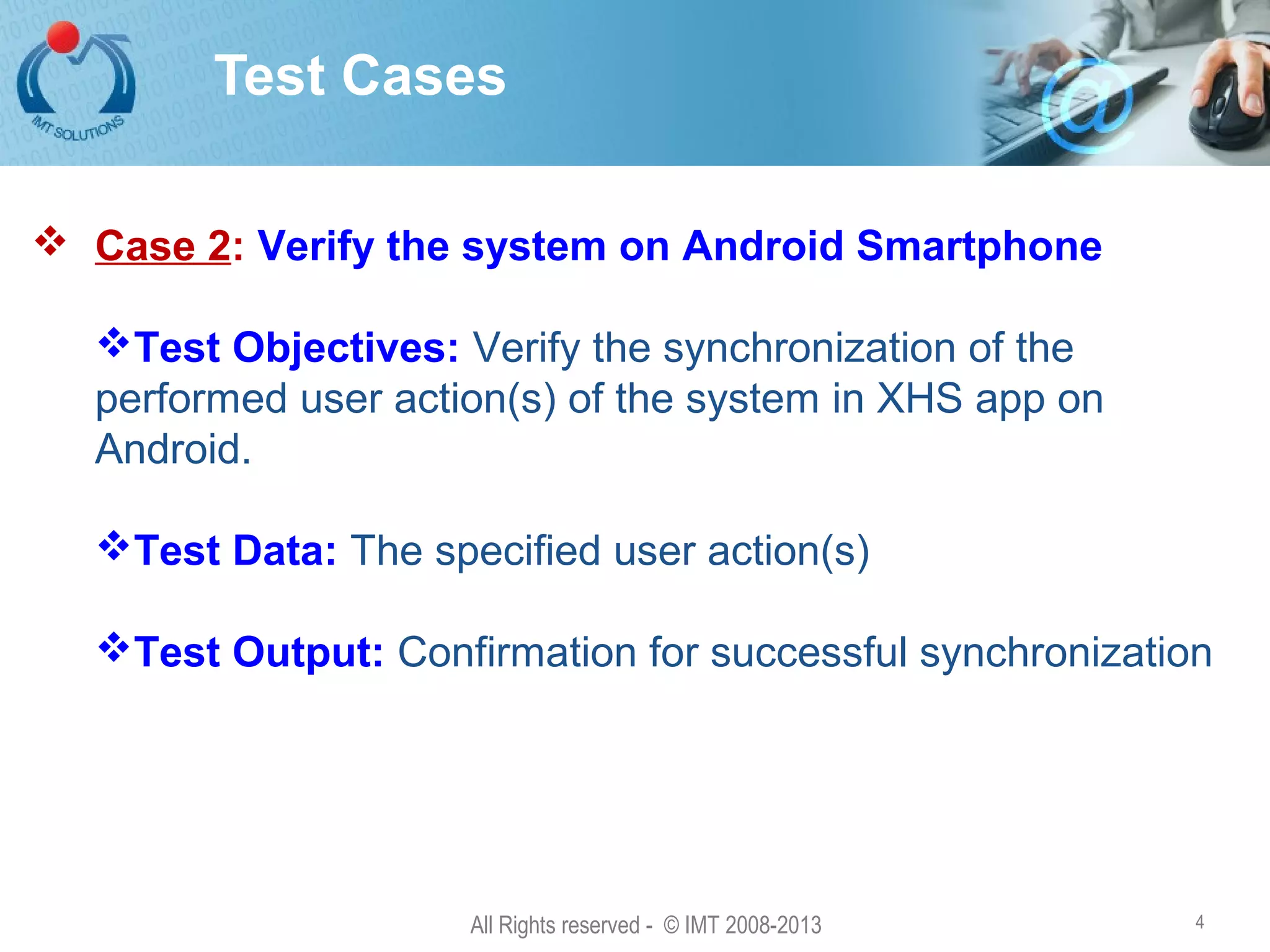 Automation sample 2 xhs application | PPT