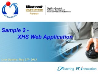 Automation sample 2 xhs application | PPT