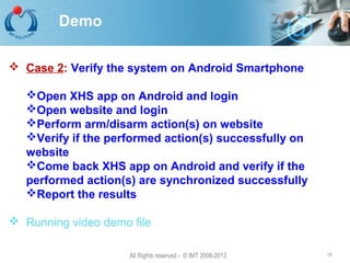 Automation sample 2 xhs application | PPT