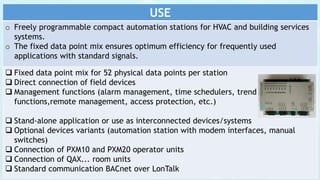 Siemens Automation Station Compact Model PXC52 | PPTX