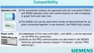 Siemens Automation Station Compact Model PXC52 | PPTX