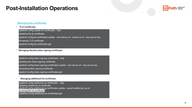 UiPath Automation Suite deployment and support | PDF