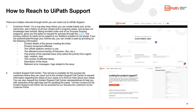 UiPath Automation Suite deployment and support | PDF
