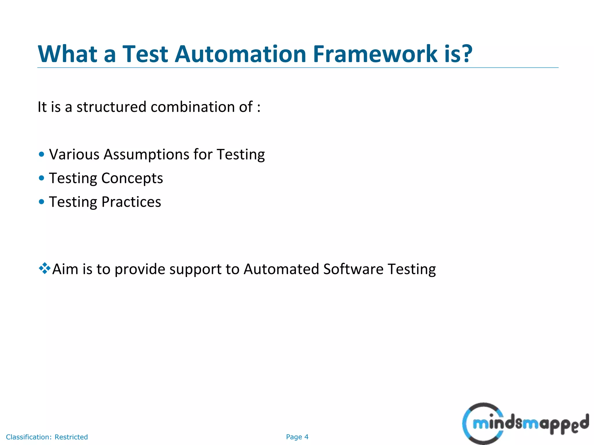 Automation Test Framework Ppt
