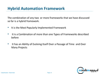 Automation Test Framework | PPT