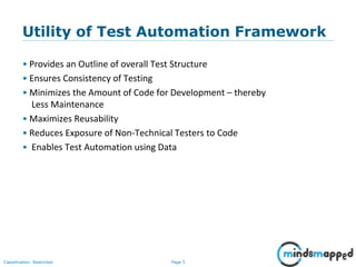 Automation Test Framework | PPT