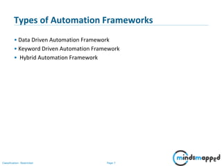 Automation Test Framework | PPT