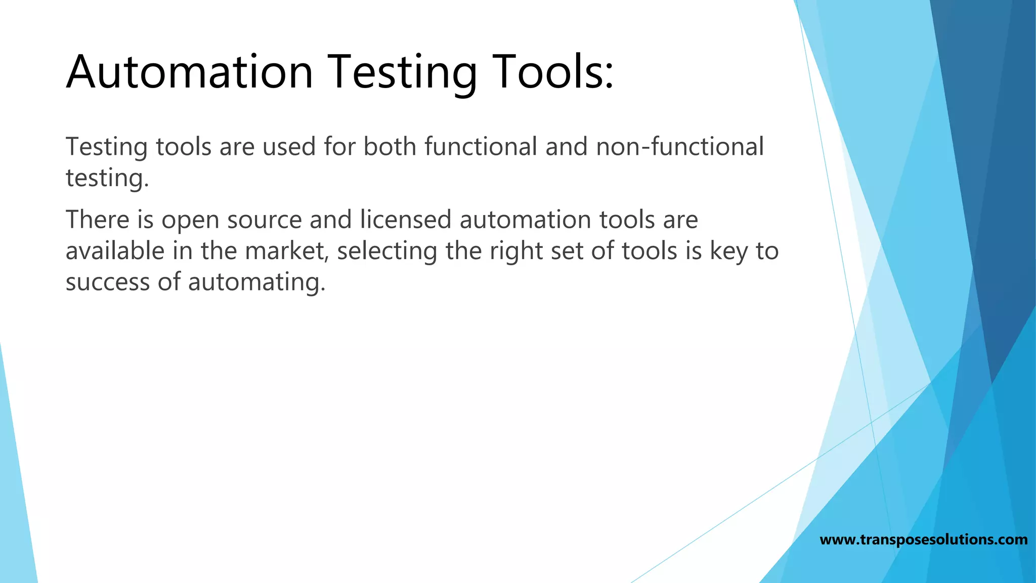 Automation testing | PPTX