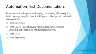 Automation testing | PPTX