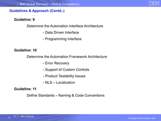 Automation testing strategy, approach & planning | PPT
