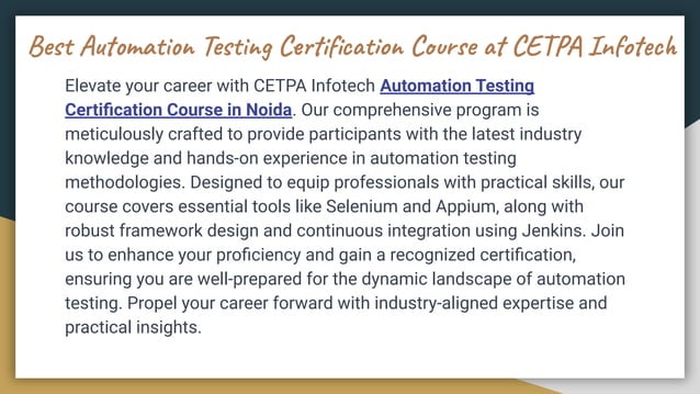 Automation Testing Certification Course.pdf