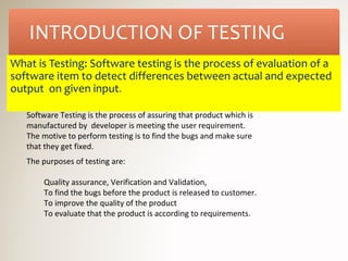 Automation Testing on Selenium by Quontra Solutions | PPT | Operating ...