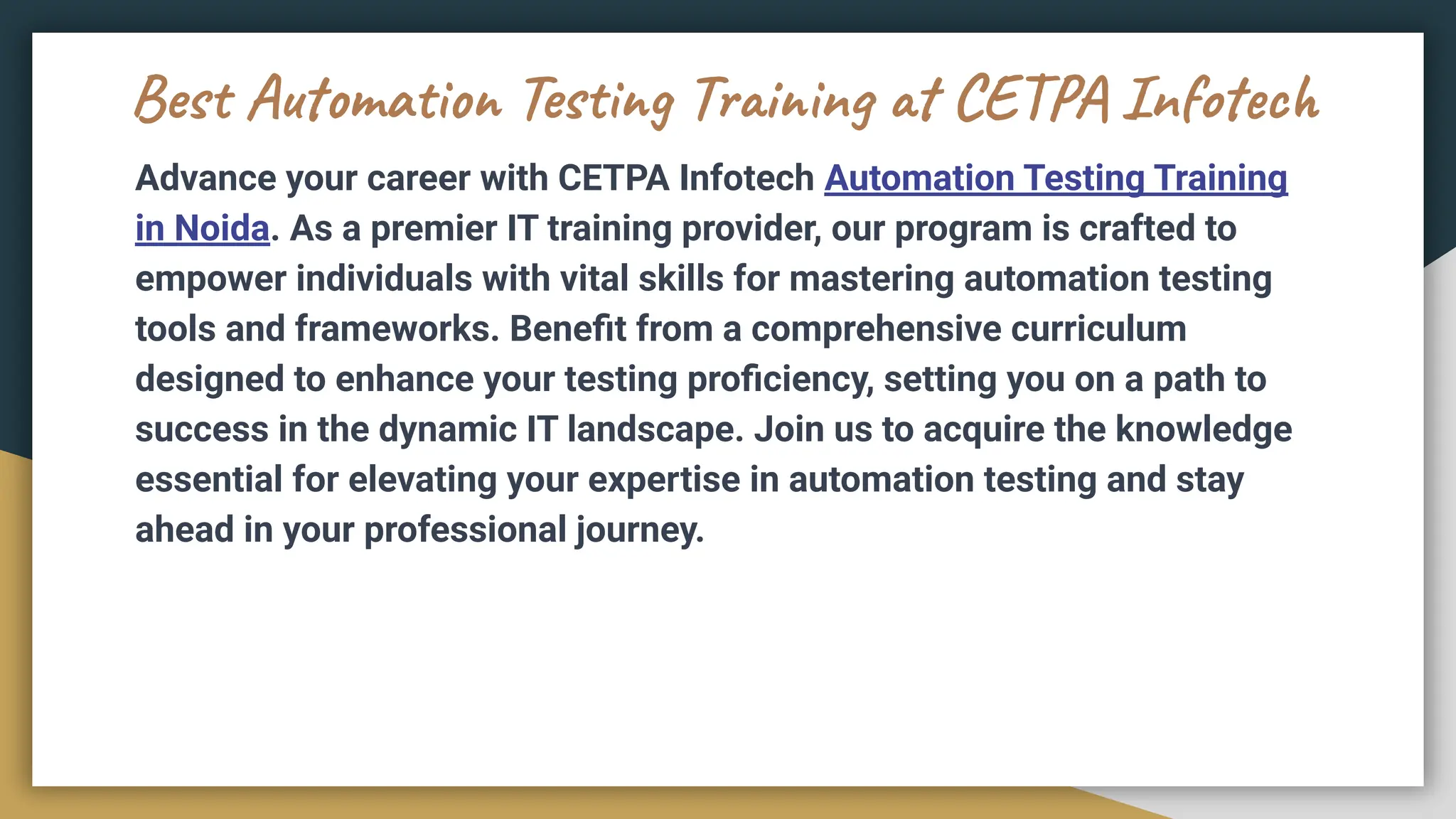 Automation Testing Training.pdf
