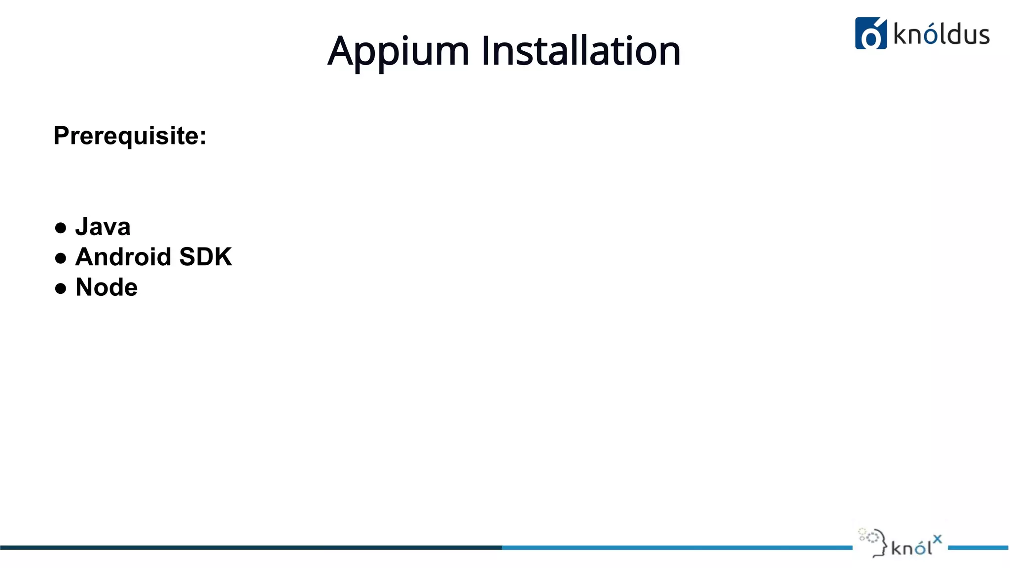 Automation Testing With Appium | PPTX