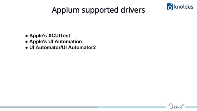 Automation Testing With Appium | PPTX