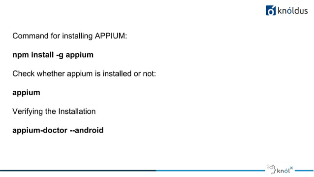 Automation Testing With Appium | PPTX