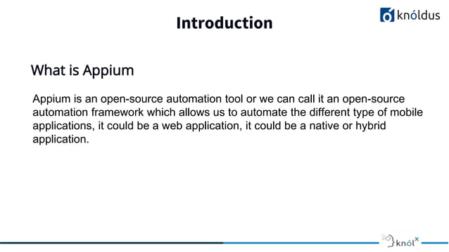 Automation Testing With Appium | PPTX