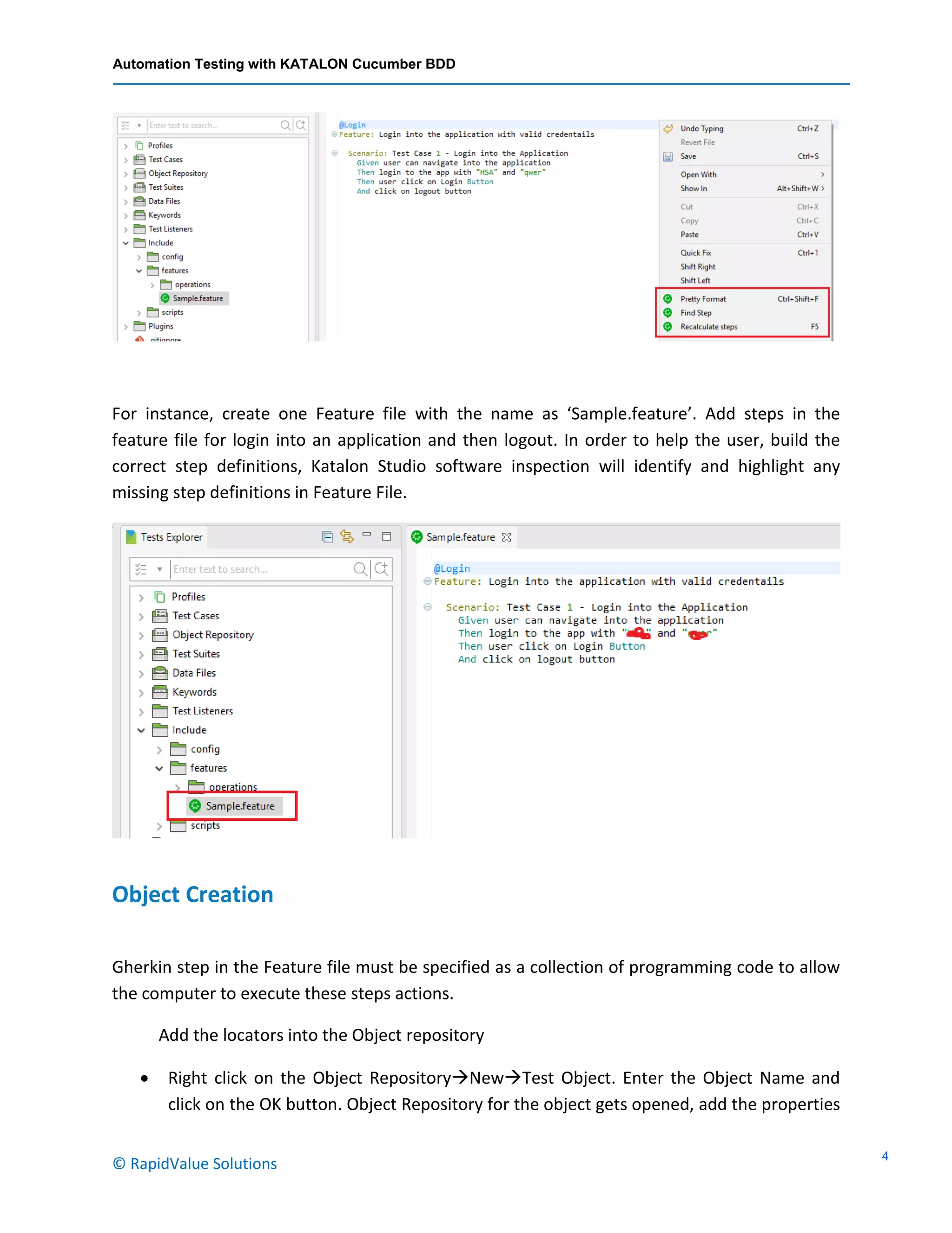 Automation Testing with KATALON Cucumber BDD | PDF