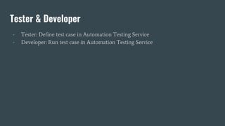 Automation testing with Robot Framework | PPTX