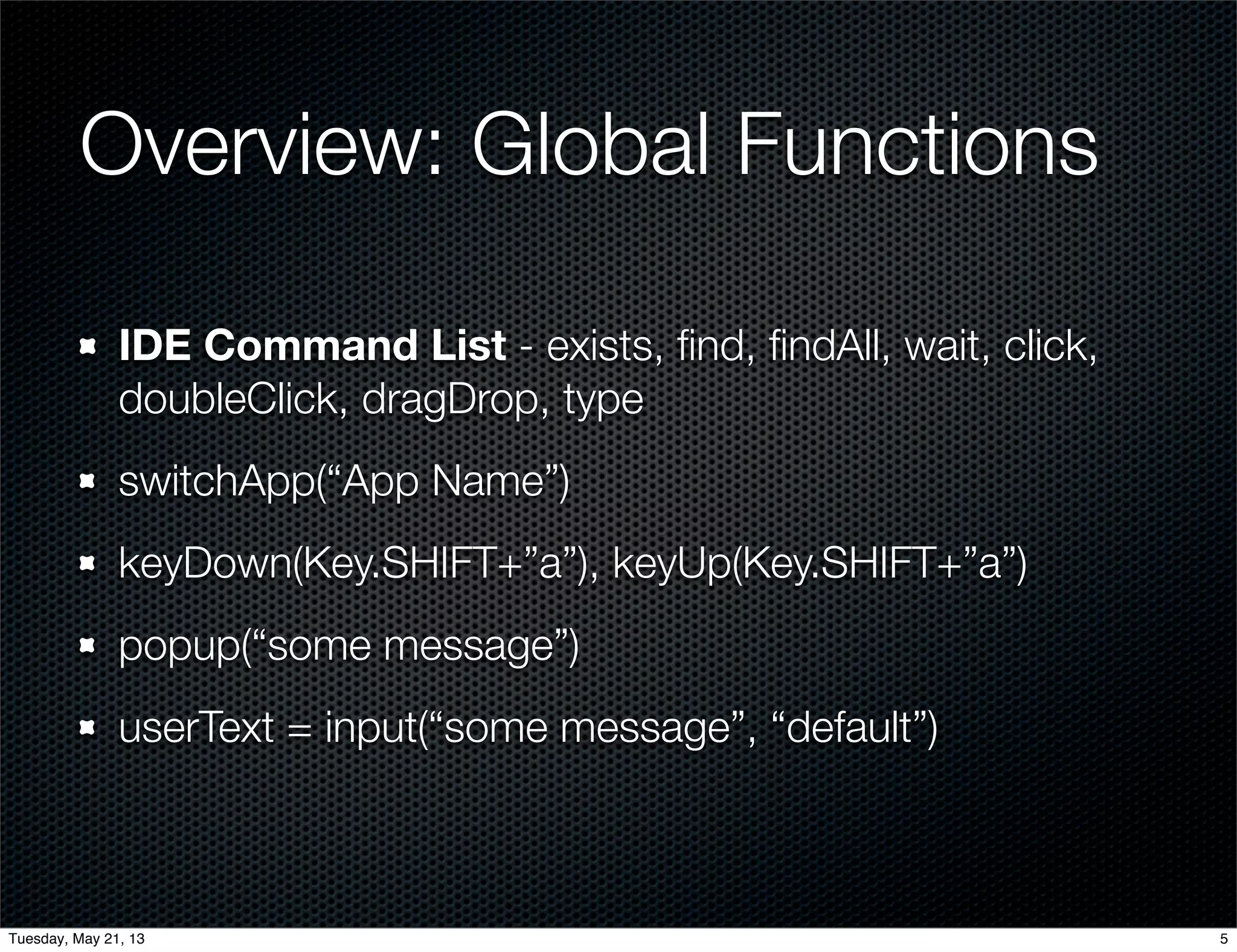 Automation Testing With Sikuli Ppt
